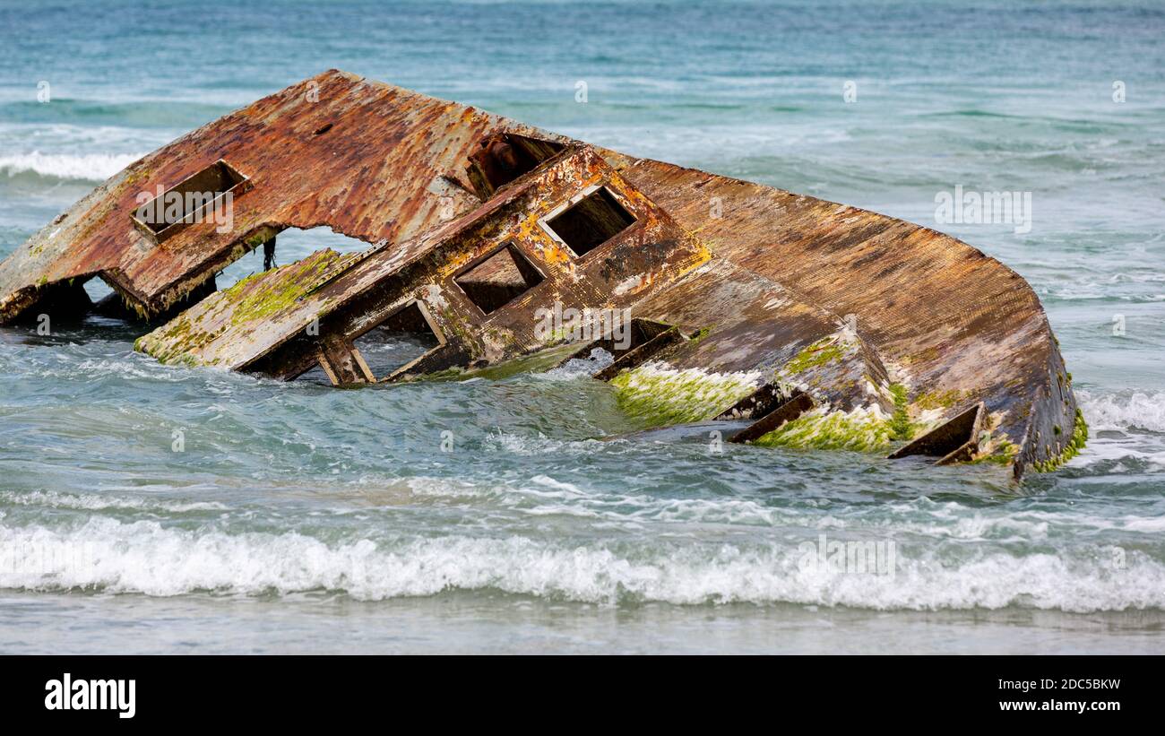 The well known ship wreck of the pisces star located in the waters of ...