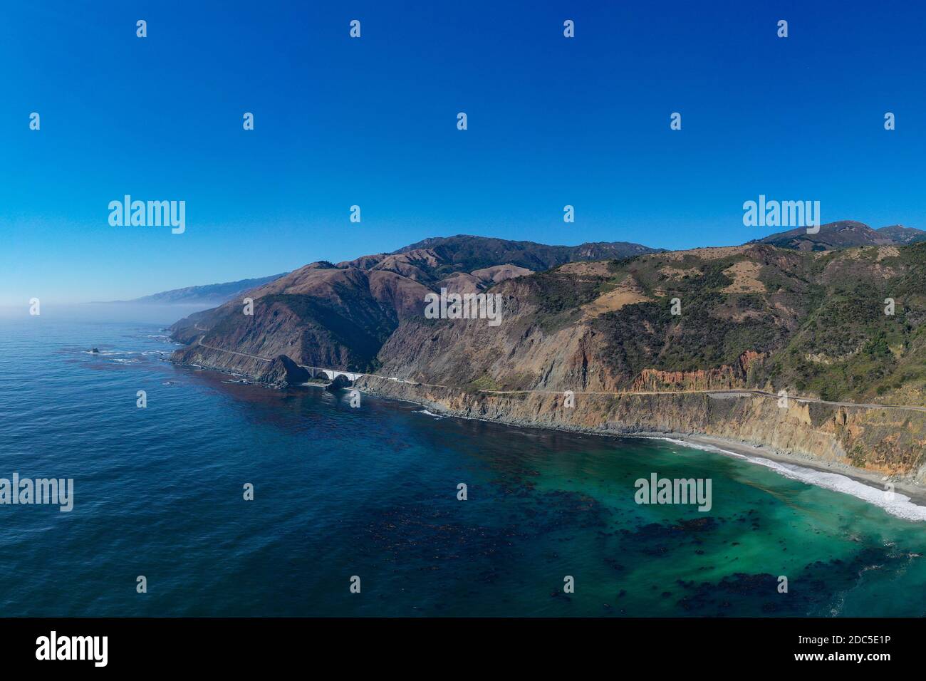 Highway 1 big sur aerial hi-res stock photography and images - Alamy