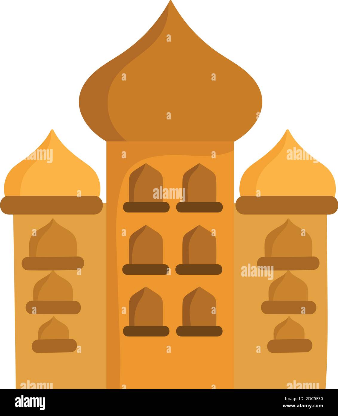 cartoon arabian castle vector illustration icon isolated design Stock ...