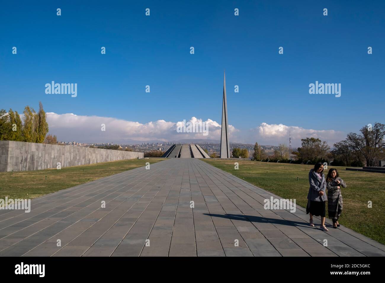 The Armenian Genocide memorial complex dedicated to the victims of the ...