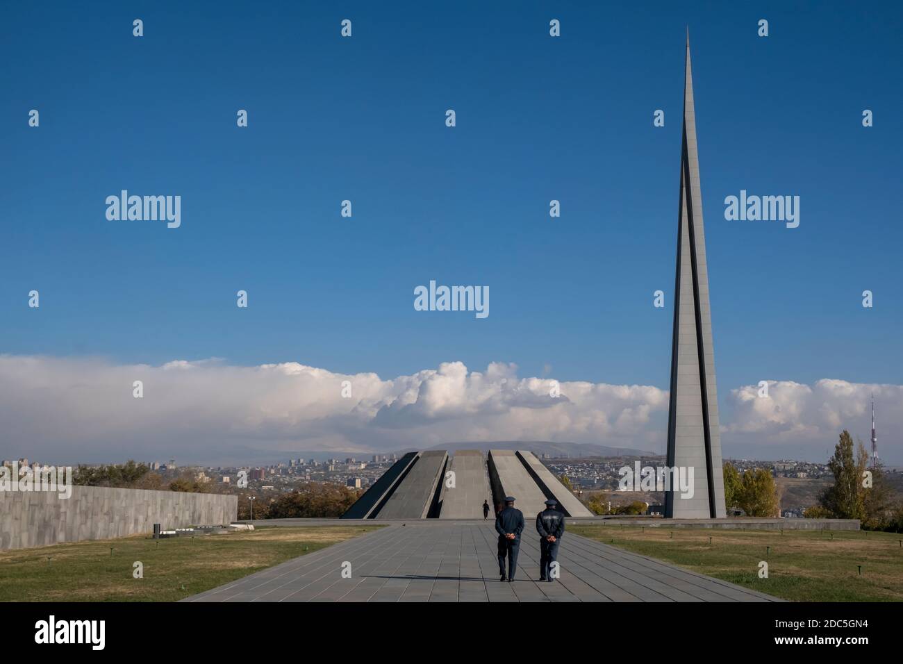 The Armenian Genocide memorial complex dedicated to the victims of the ...