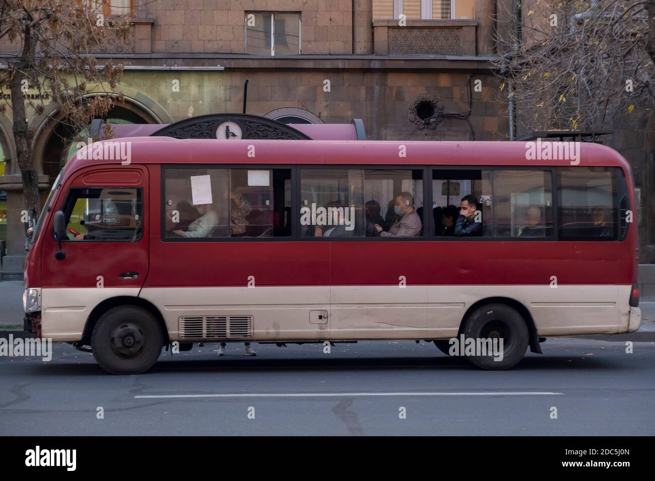 A Marshrutka minibus in Yerevan capital of Armenia Stock Photo - Alamy
