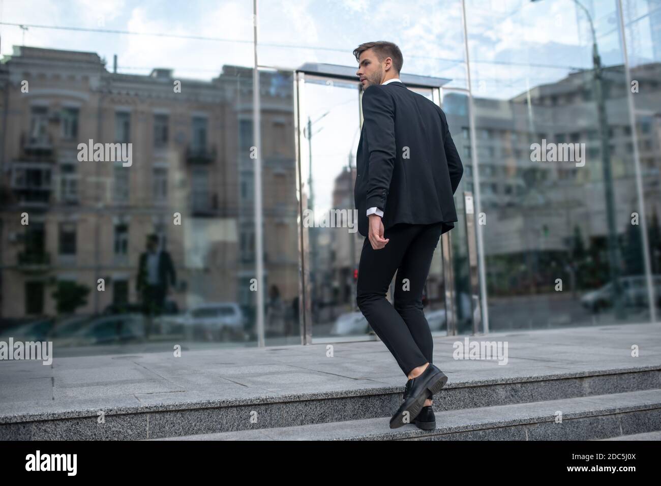 Stylish suit steps hi-res stock photography and images - Alamy