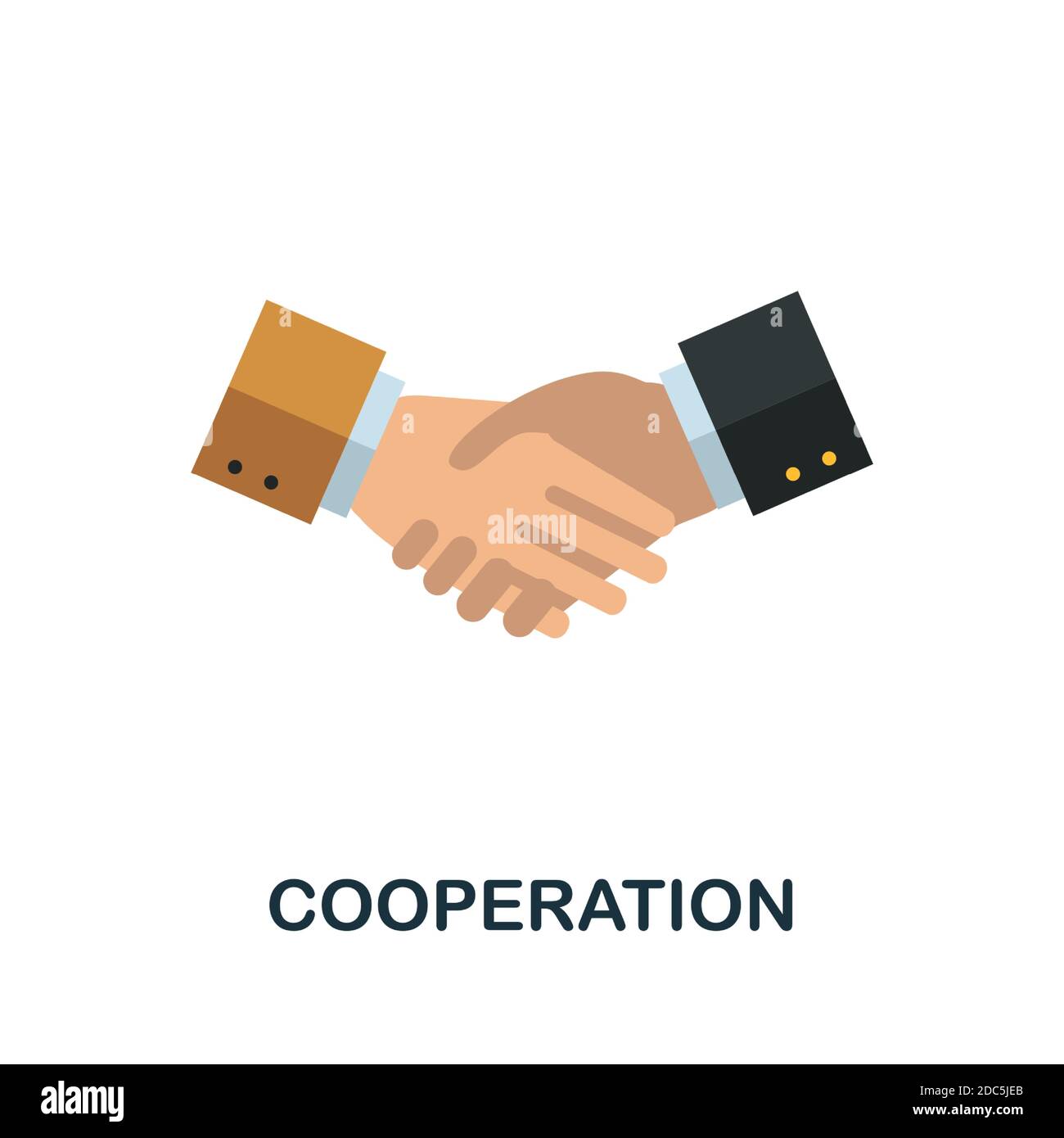 Cooperation icon. Simple element from human resources collection ...