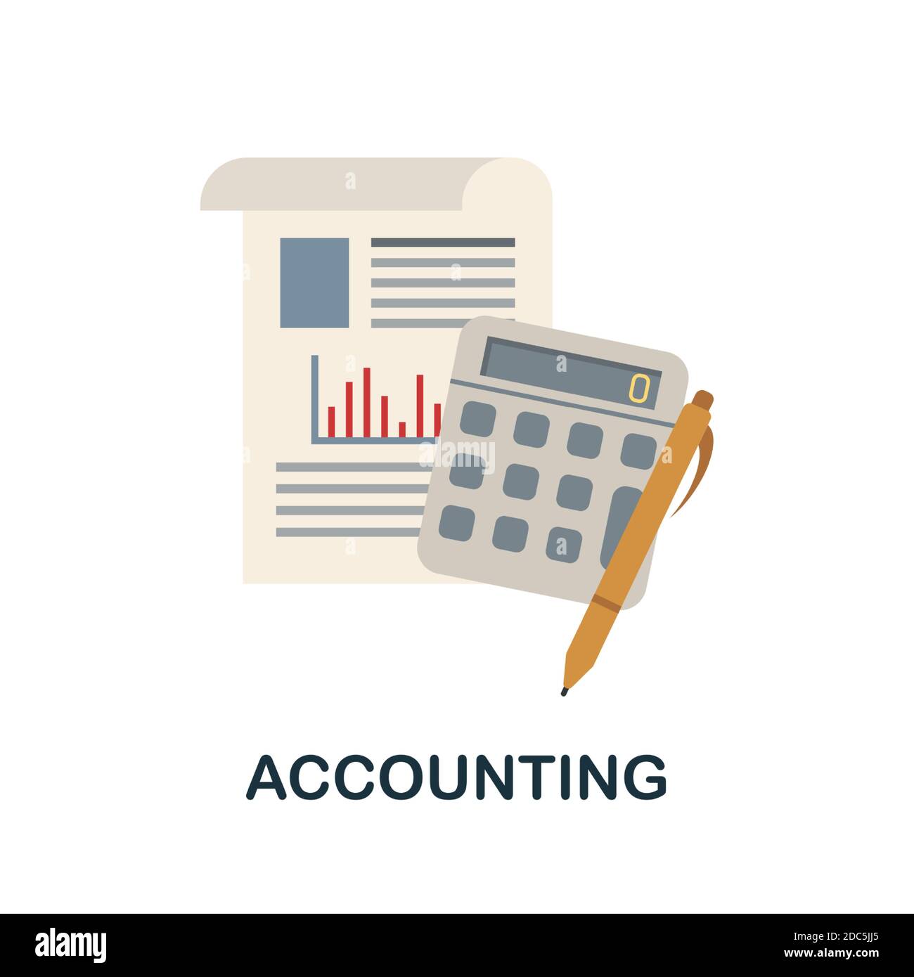 Accounting icon. Simple element from human resources collection ...