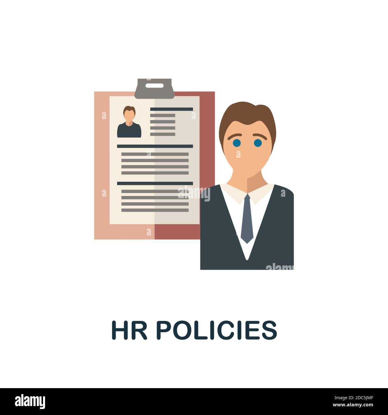 Hr Policies icon. Simple element from human resources collection ...