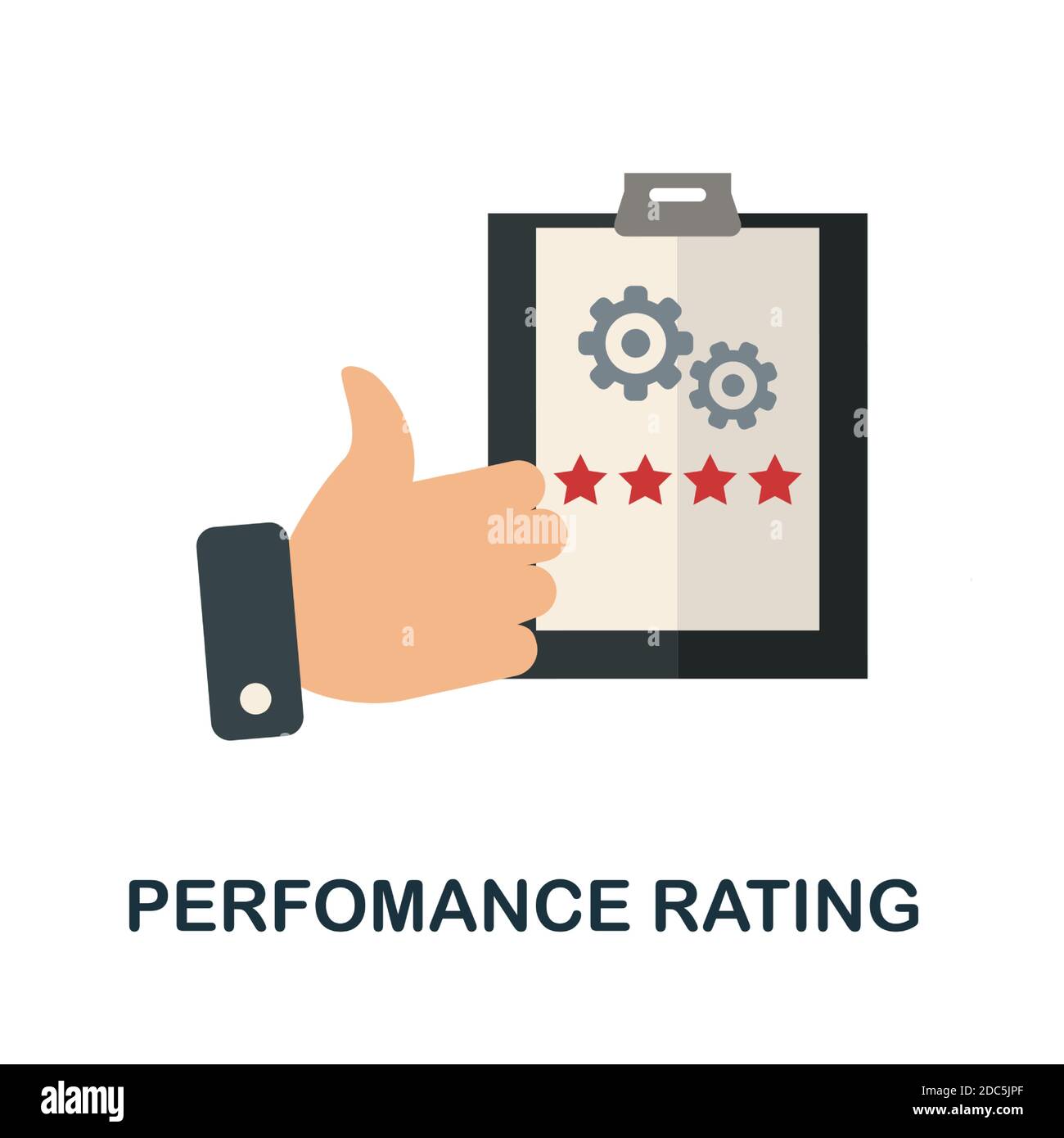 Perfomance Rating icon. Simple element from human resources collection ...