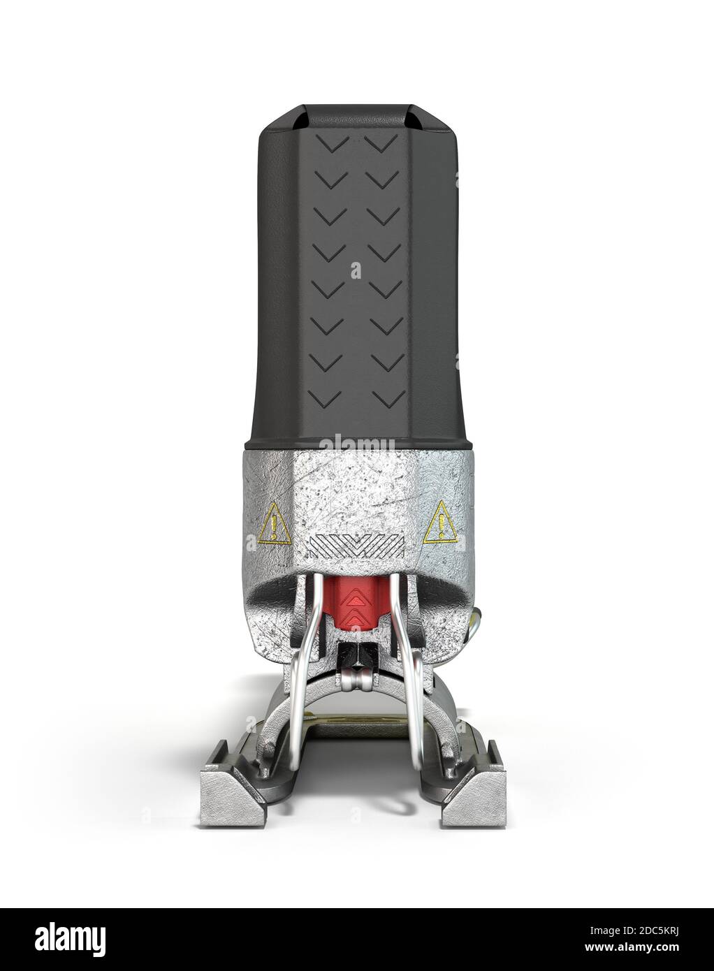 modern portable jigsaw 3d render on white background Stock Photo - Alamy