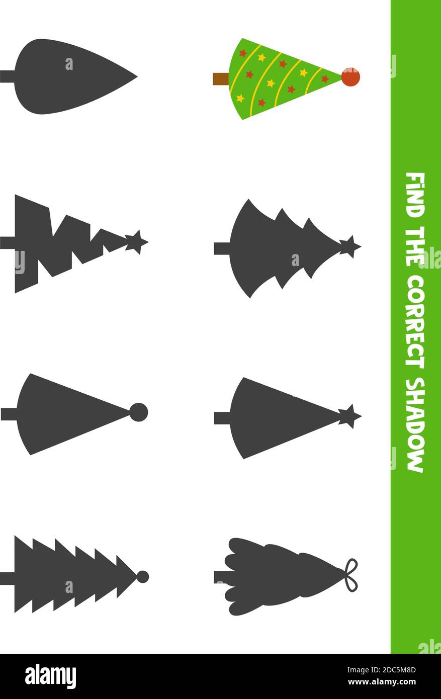 Cartoon illustration find shadow educational hi-res stock photography ...