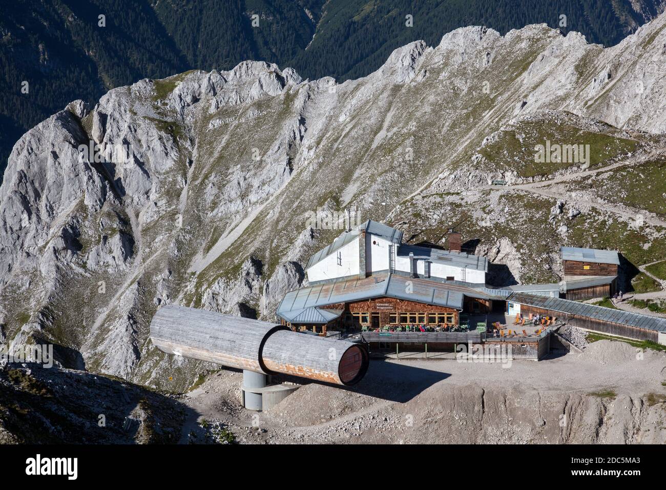 geography / travel, Germany, Bavaria, Mittenwald, summit station ...