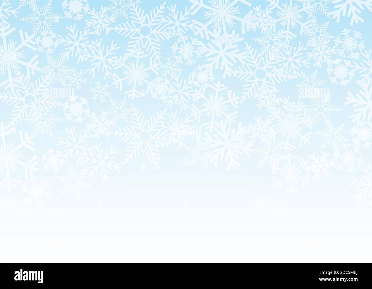 Vector Winter Background. A cold Christmas with snowfall and ice ...