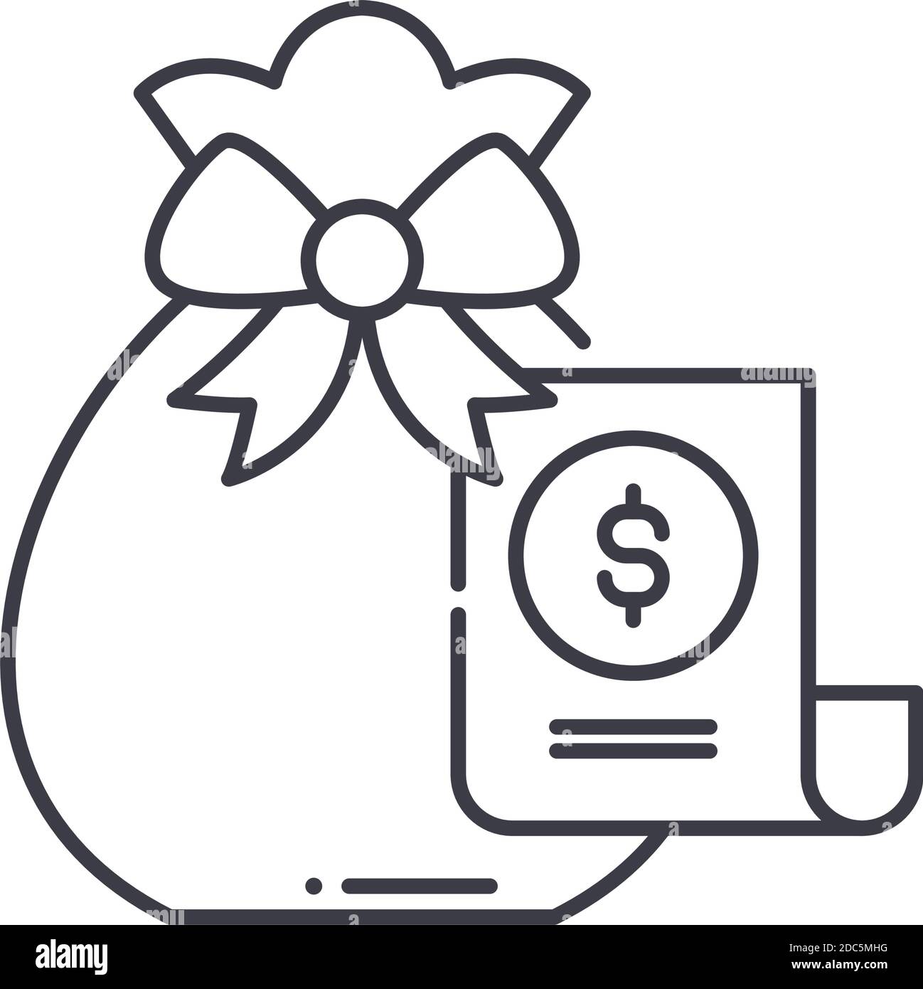 Legacy icon, linear isolated illustration, thin line vector, web design ...