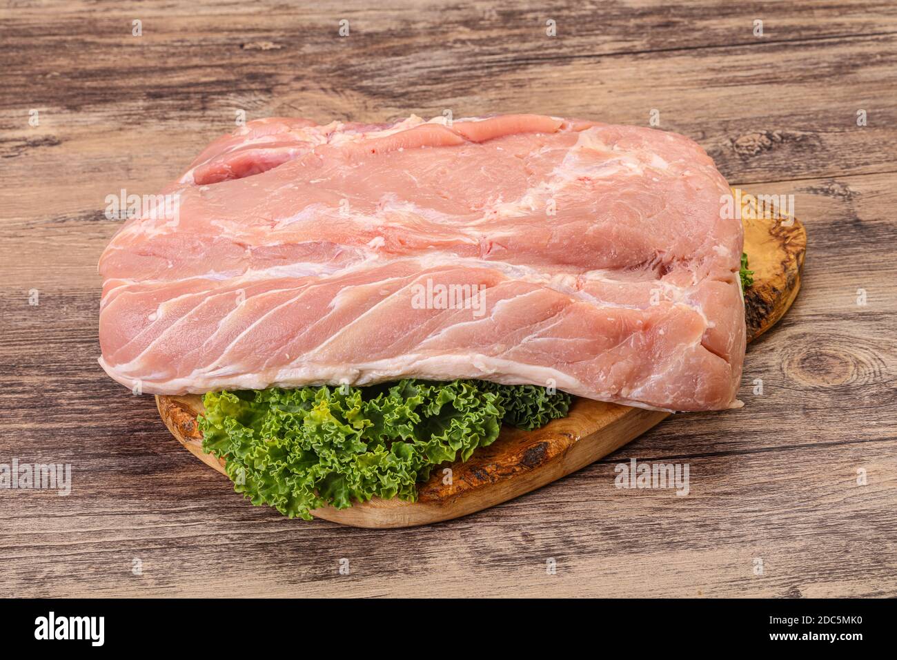 Raw pork loin meat for cooking Stock Photo - Alamy