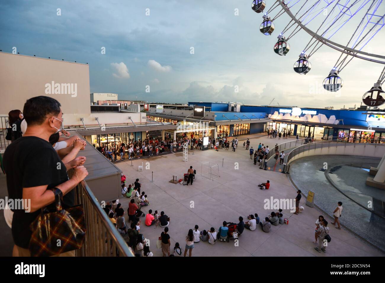 Taipei. 15th Aug, 2020. The shopping center of Mitsui Outlet Park in ...