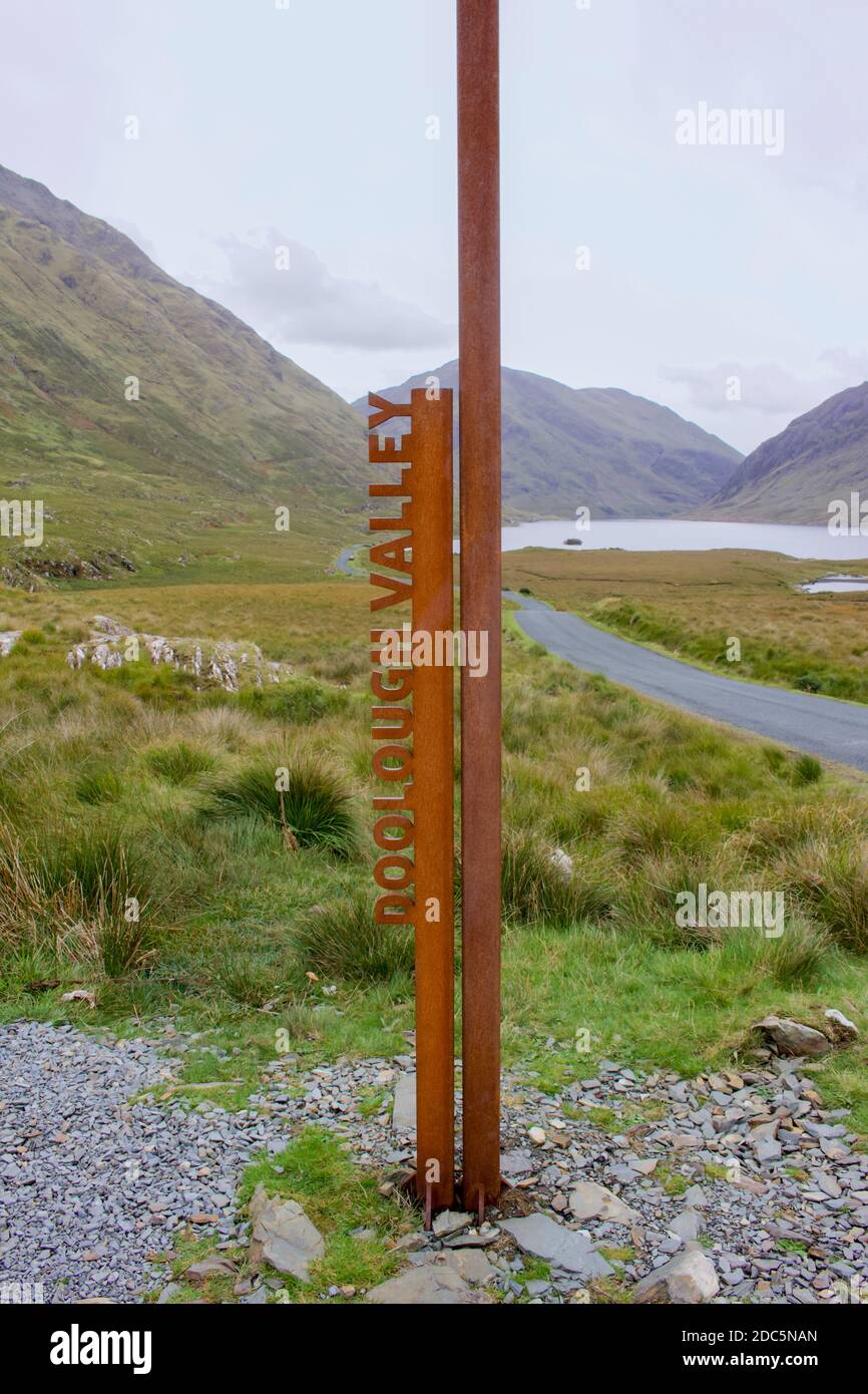 Doolough, County Mayo, Ireland - September 19, 2018: Doolough Valley ...