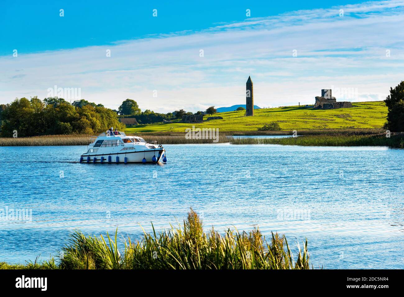 Devenish Island Monastic site, Enniskillen, Co. Fermanagh, Northern ...
