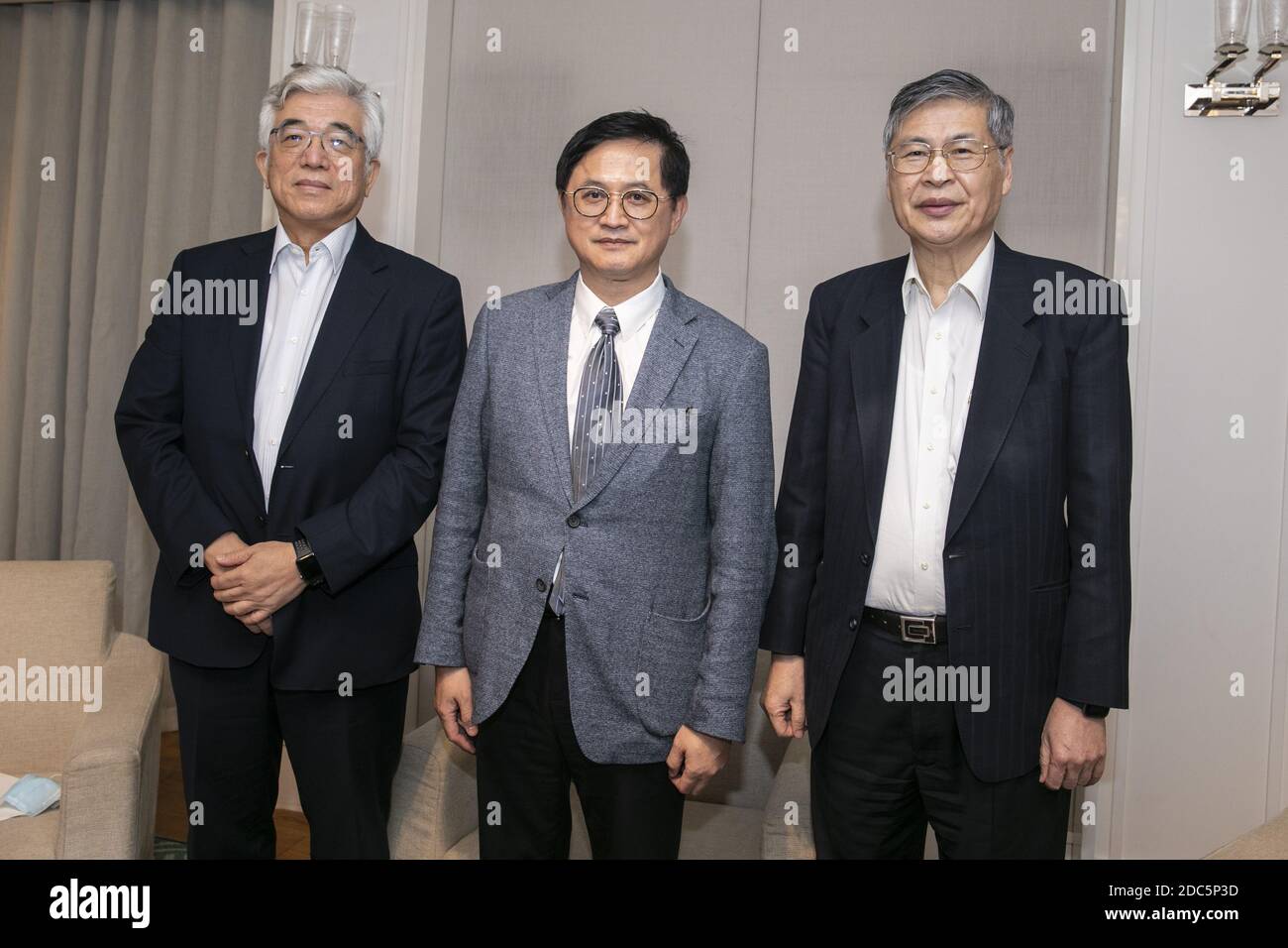 Taipei. 13th Aug, 2020. Tung Tzu-Hsien attends the press conference and ...