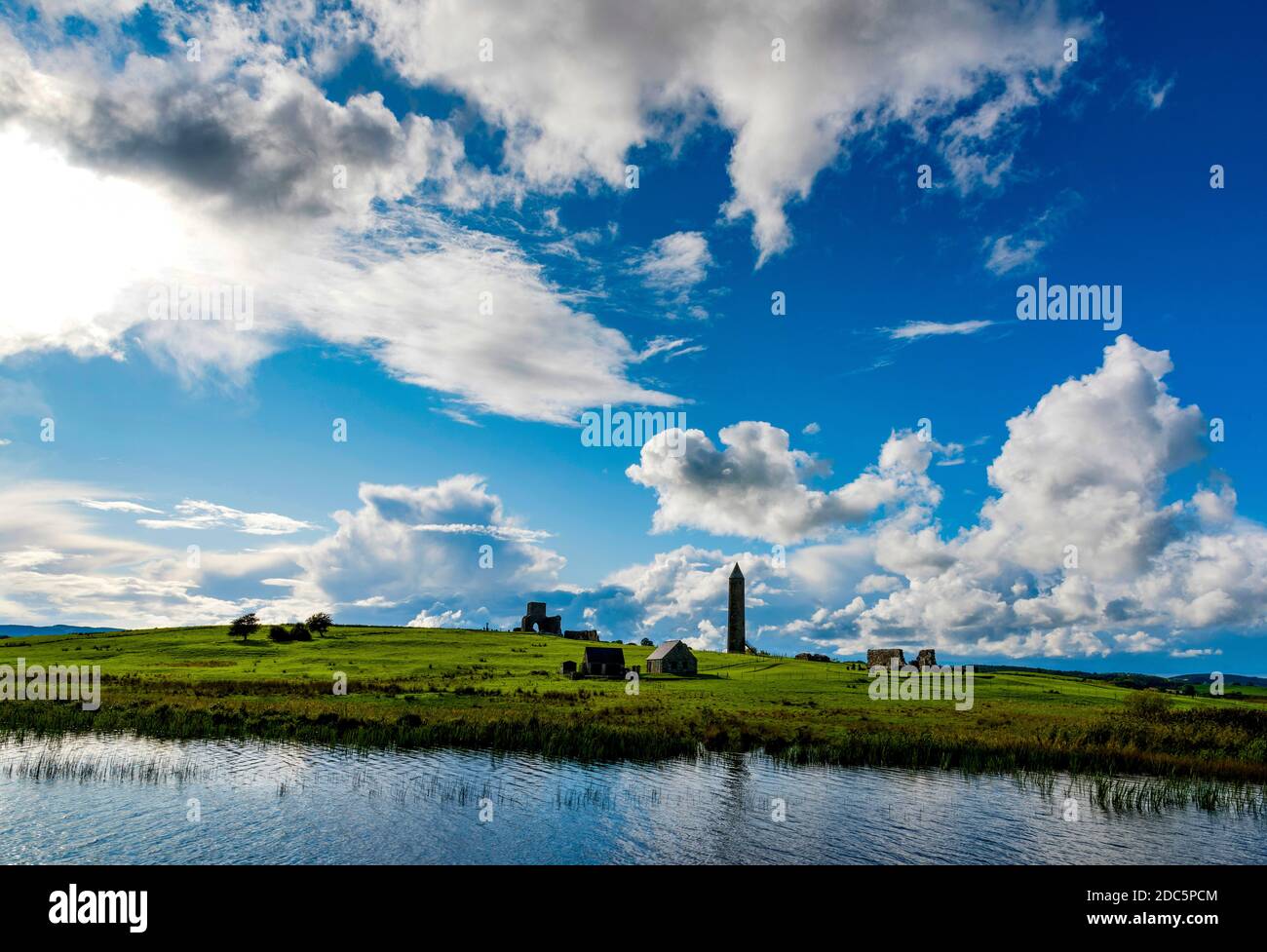 Devenish Island Monastic site, Enniskillen, Co. Fermanagh, Northern ...