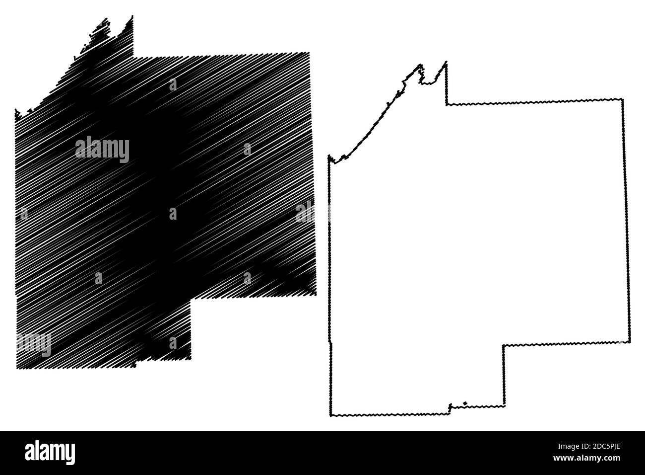Map of caro michigan Stock Vector Images - Alamy