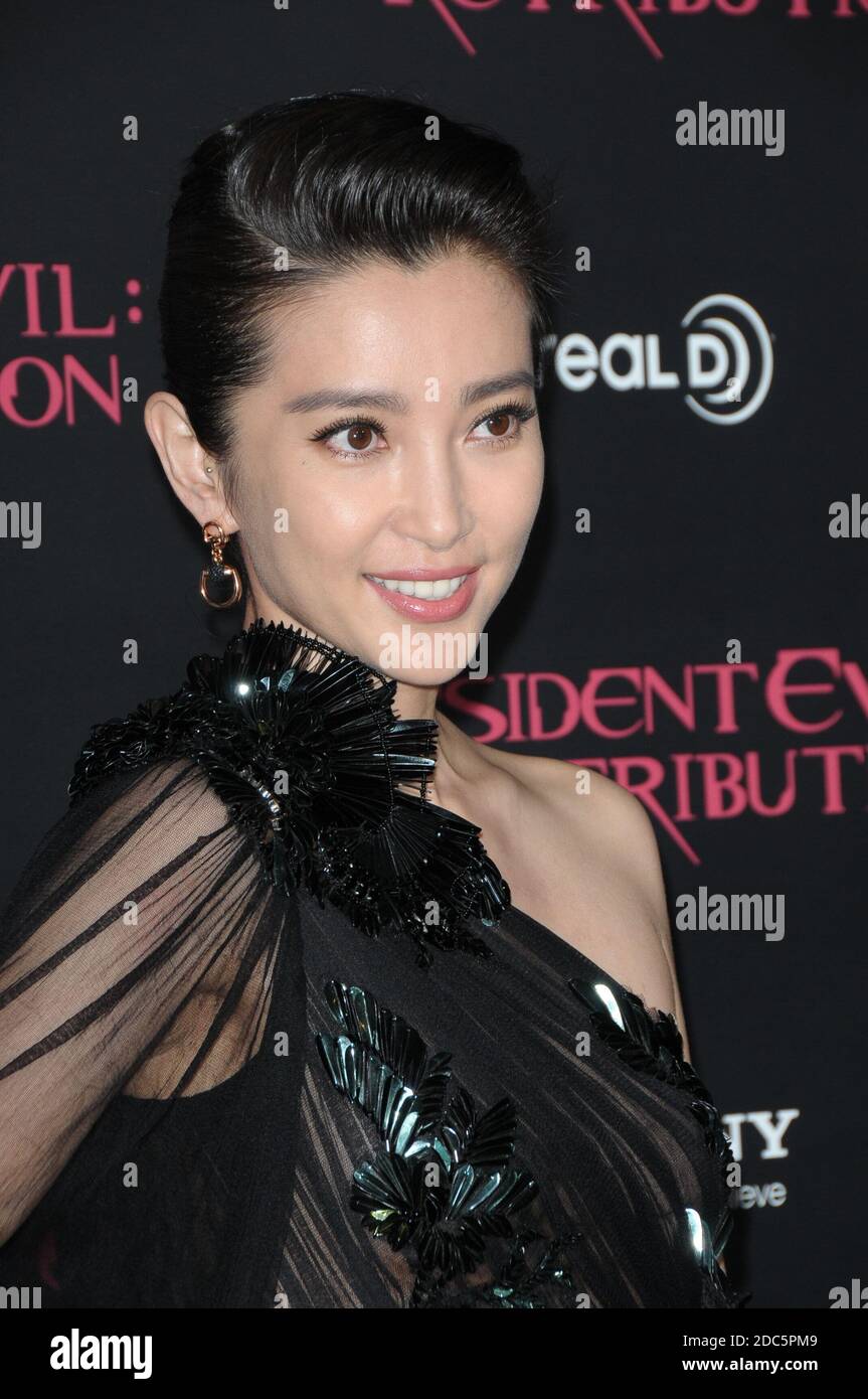 Li Bingbing at Premiere Of Screen Gems' "Resident Evil: Retribution" at ...