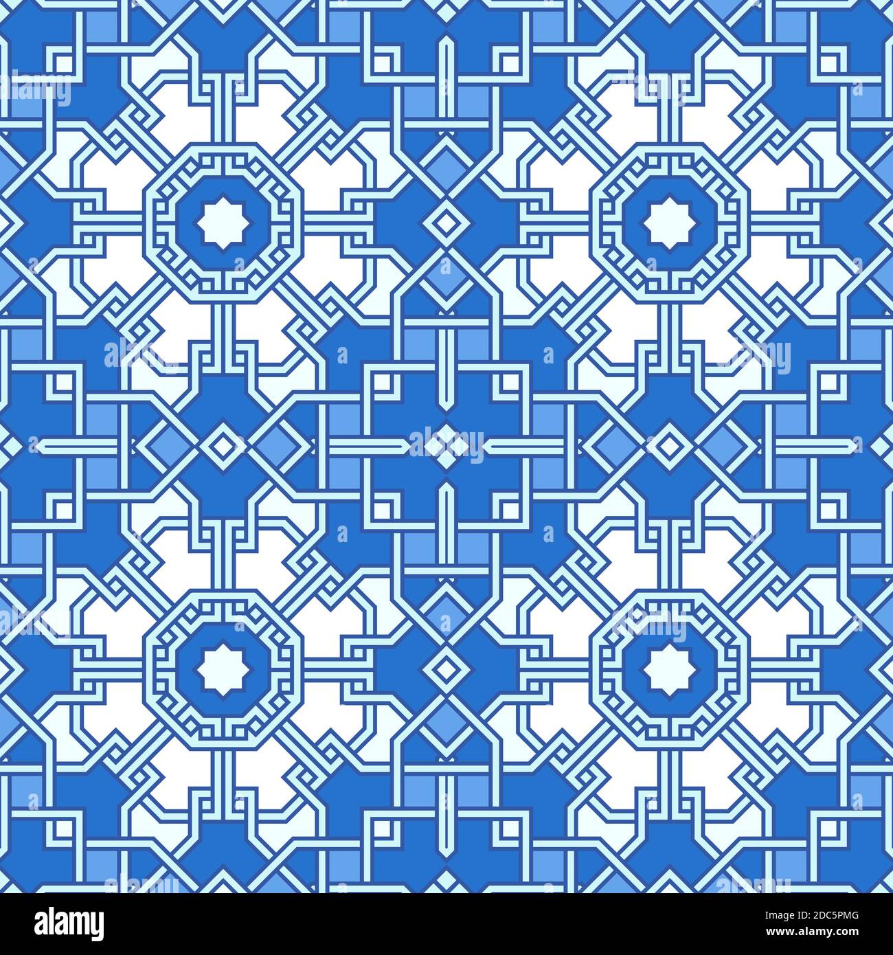 Tangled modern pattern, based on traditional oriental patterns ...