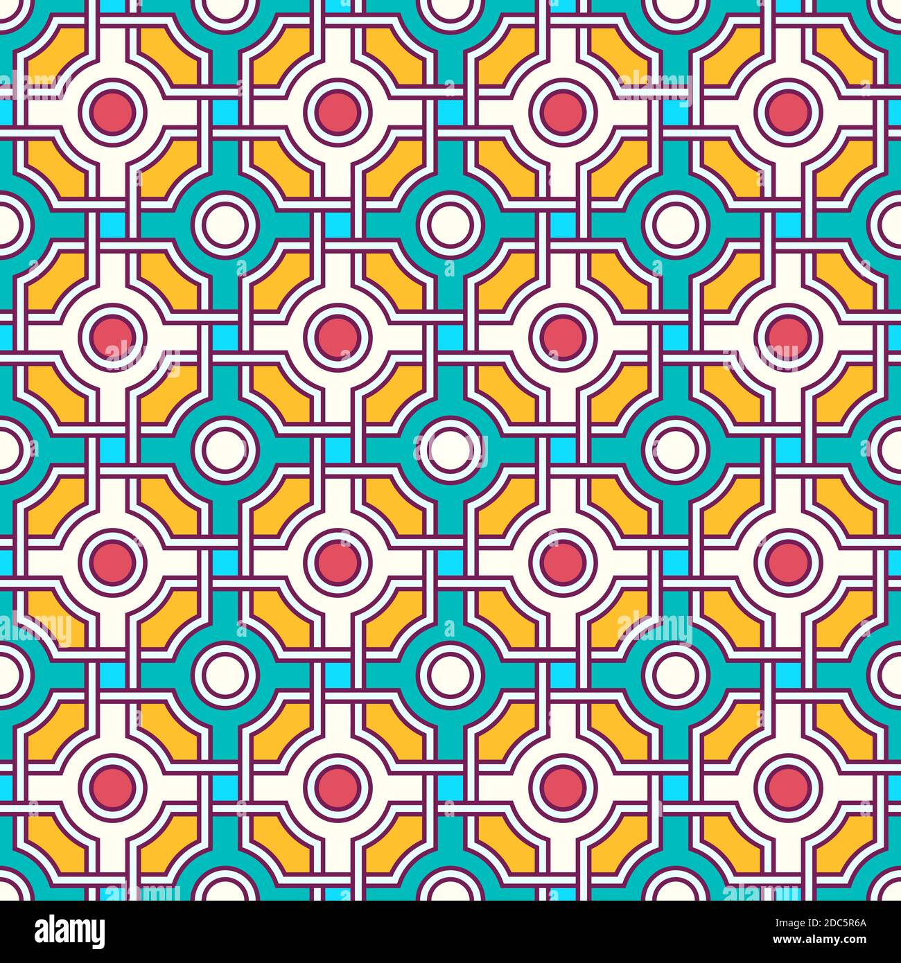 Traditional arabic tangled pattern. Seamless vector background Stock ...