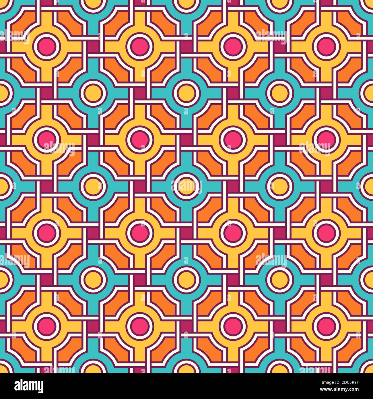 Traditional arabic tangled pattern. Seamless vector background Stock ...