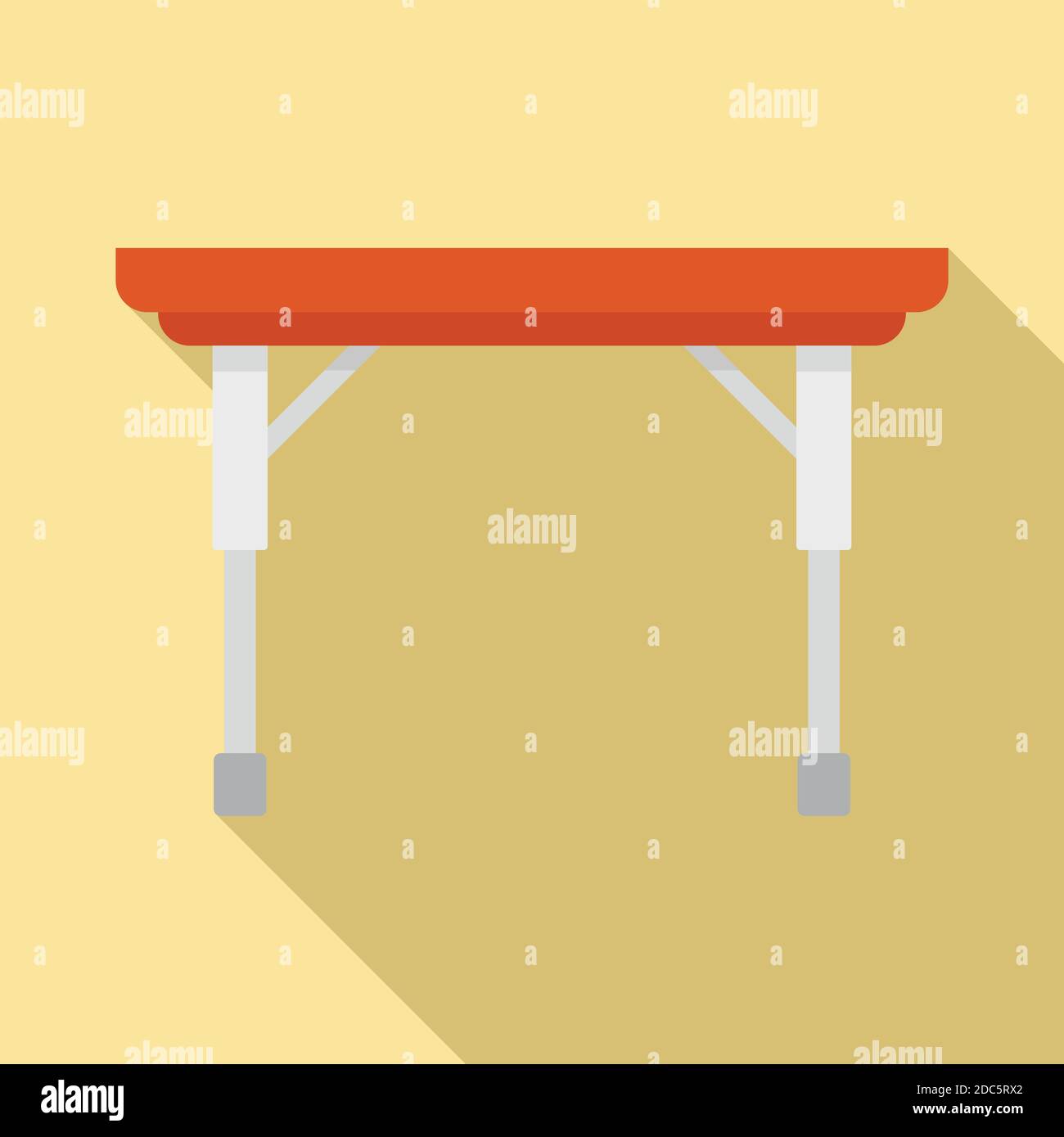Folding modern table icon, flat style Stock Vector Image & Art - Alamy