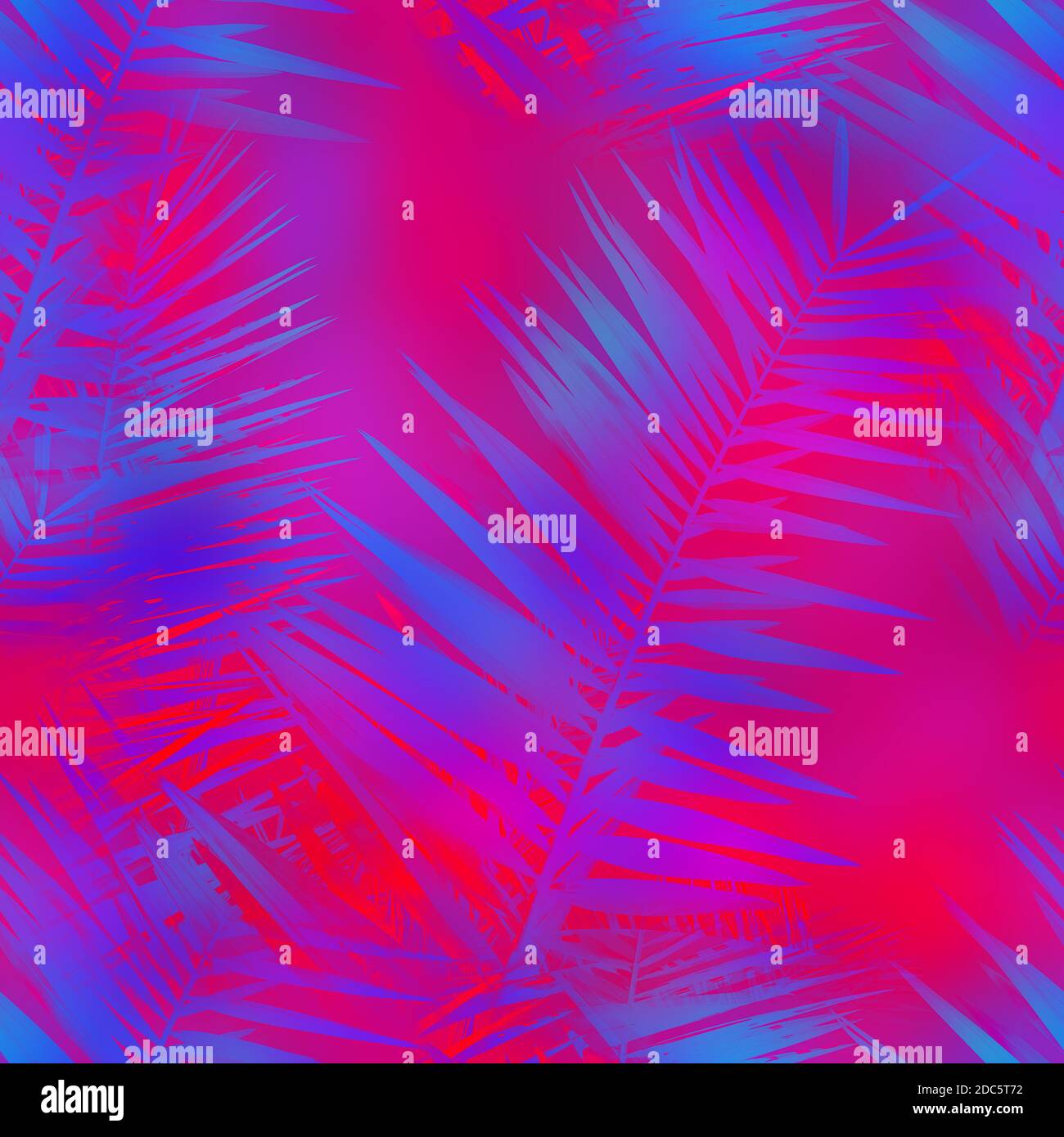 Seamless intense red and blue leaf pattern Stock Photo - Alamy