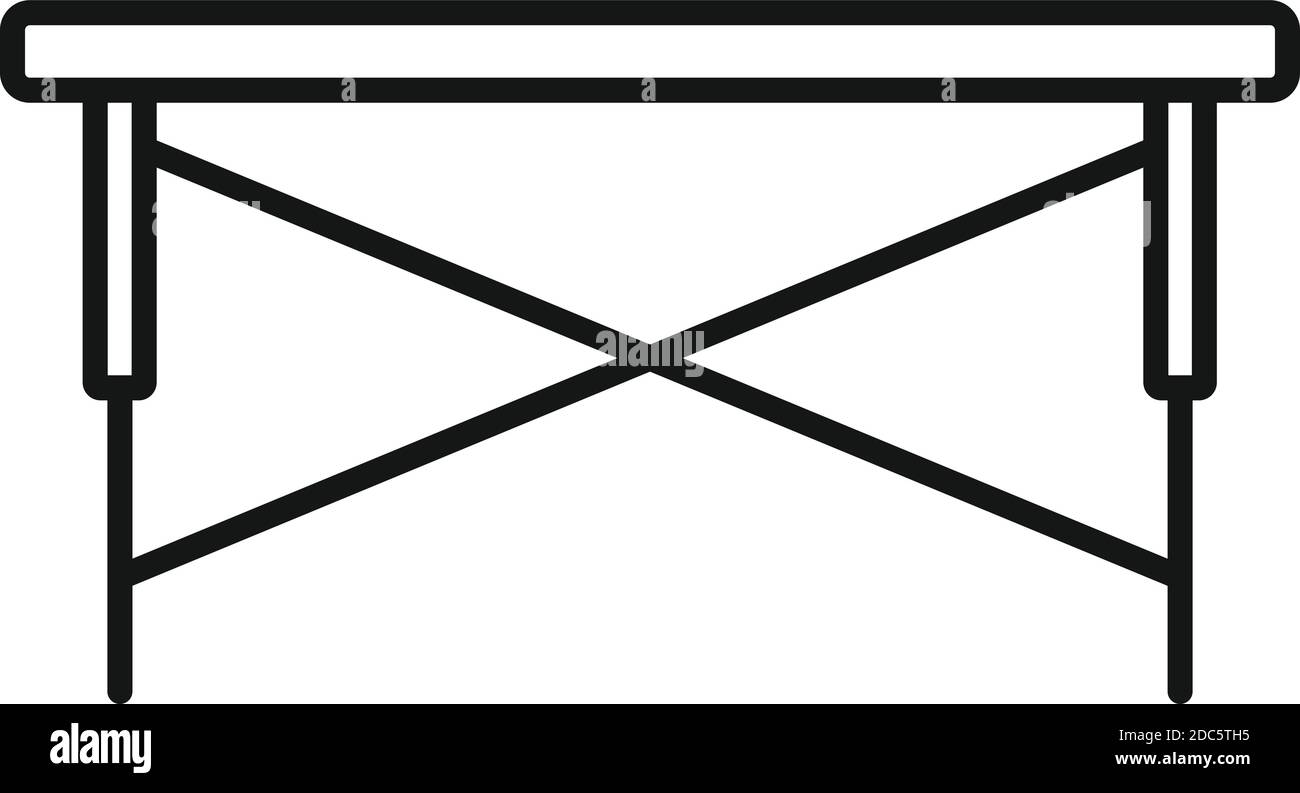 Folding fishing table icon, outline style Stock Vector Image & Art - Alamy