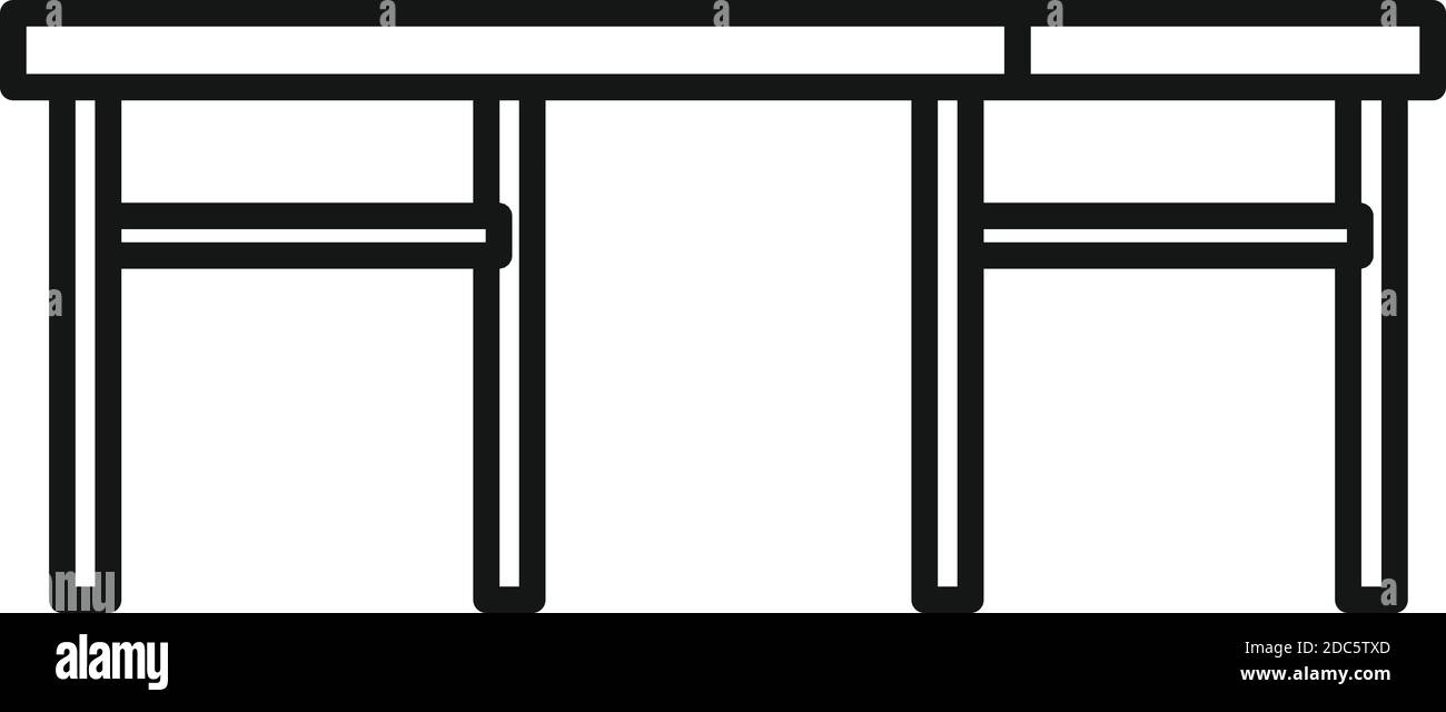 Folding wood table icon, outline style Stock Vector Image & Art - Alamy