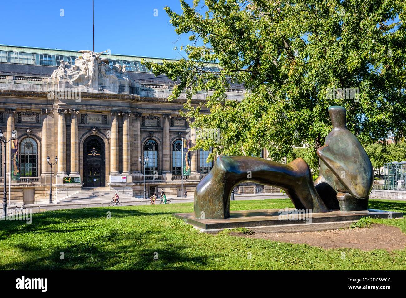 Neo-baroque facade of the Museum of Art and History in Geneva with a ...