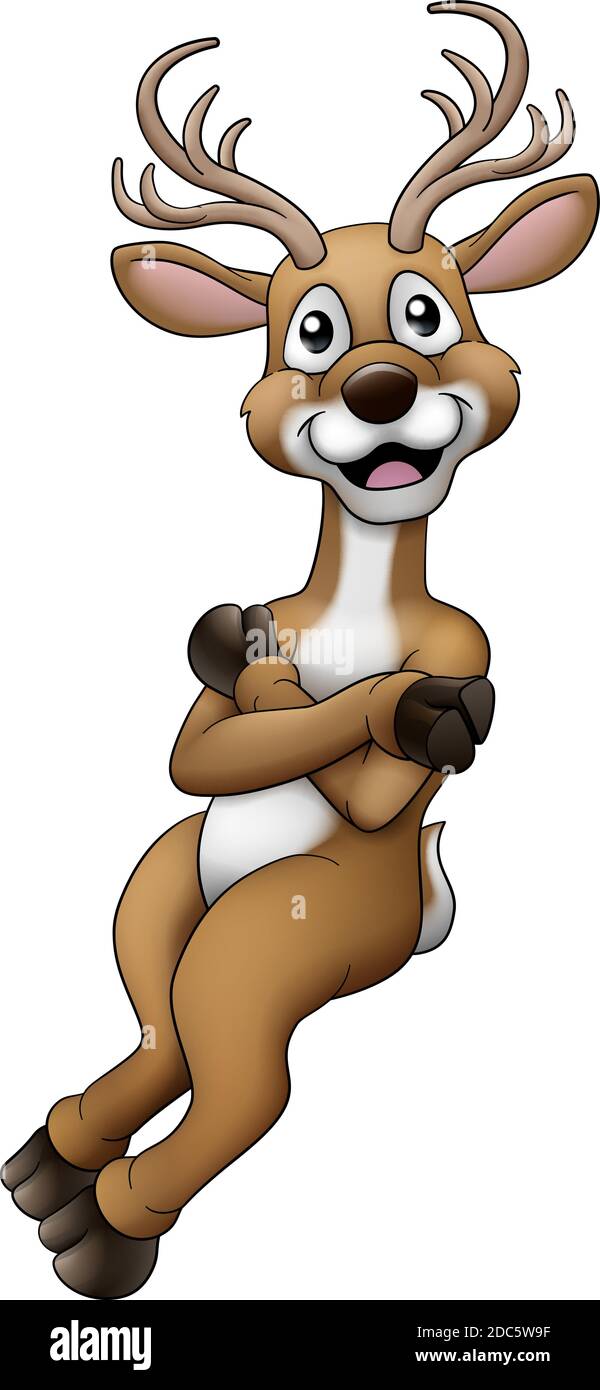 Cartoon raindeer hi-res stock photography and images - Alamy