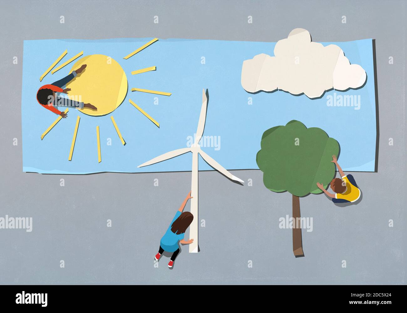 Wind Power Diagram For Kids