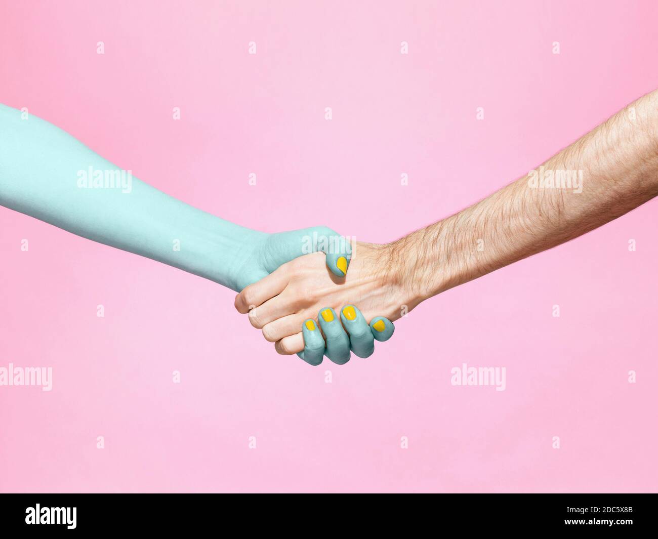 Diversity hands handshake human hi-res stock photography and images - Alamy