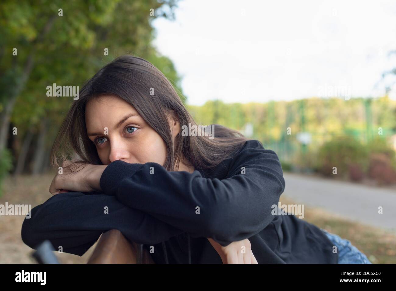 Arms leaning on bench hi-res stock photography and images - Alamy