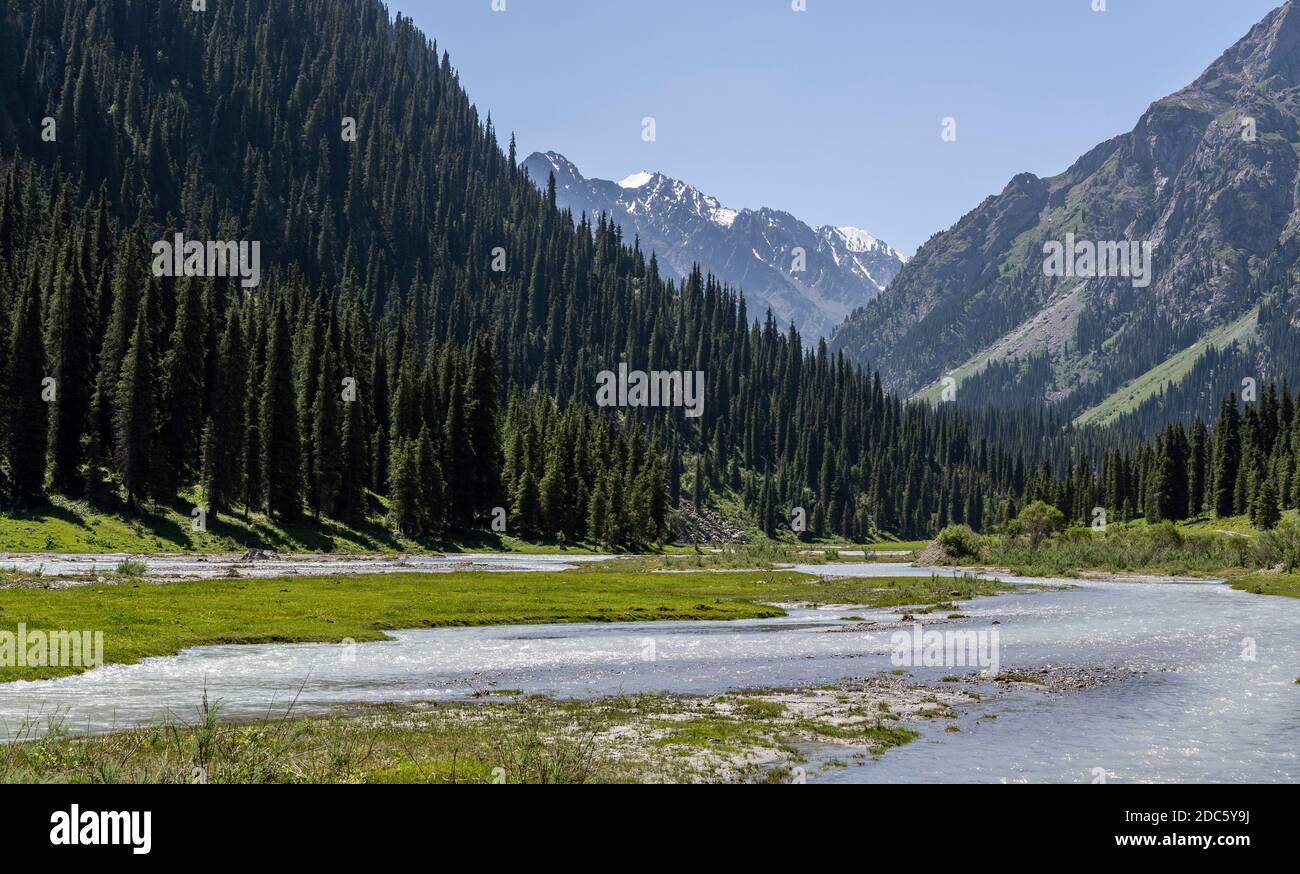 Karakol river valley in hi-res stock photography and images - Alamy