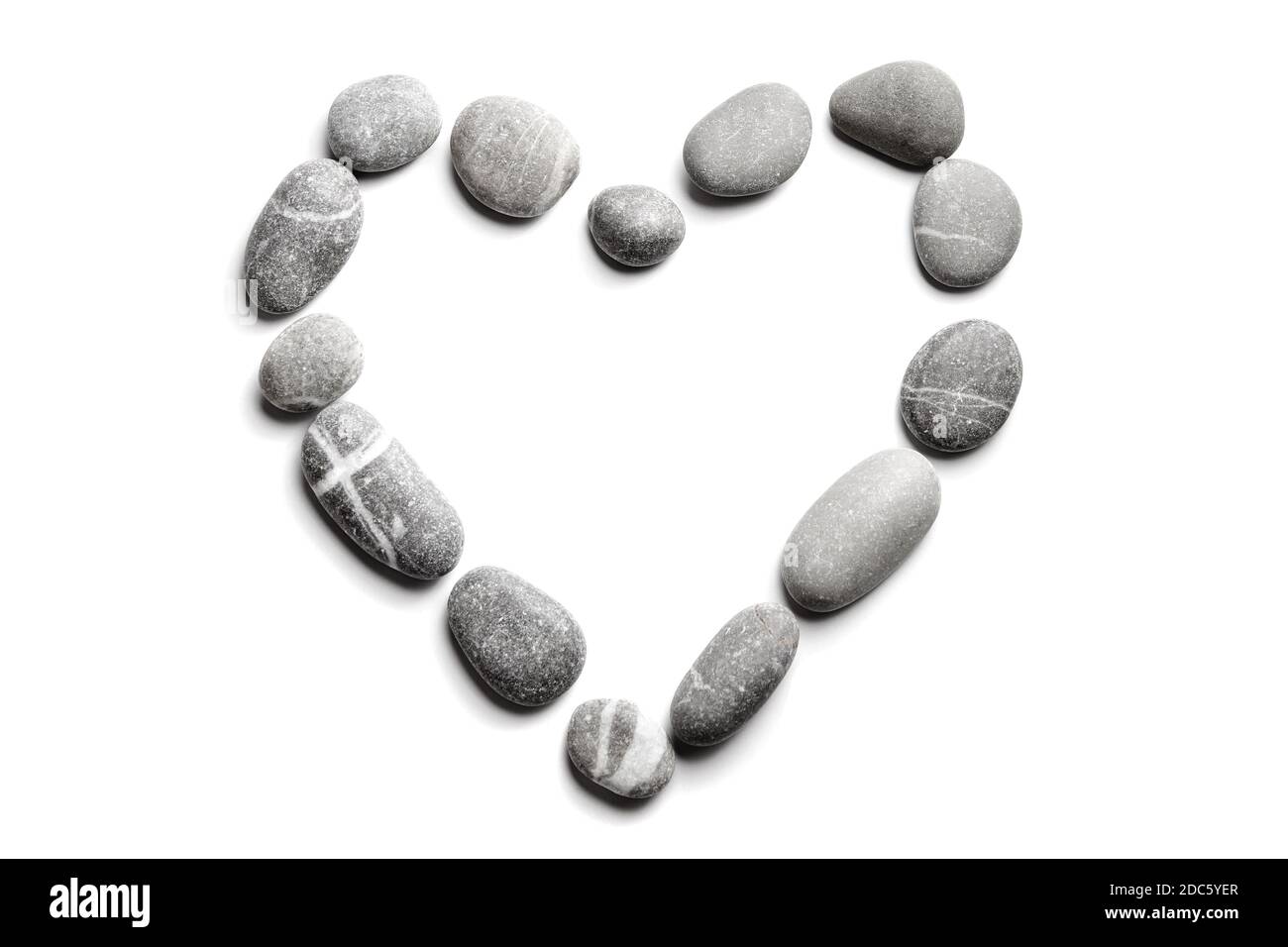 Pebbles in sea Cut Out Stock Images & Pictures - Alamy