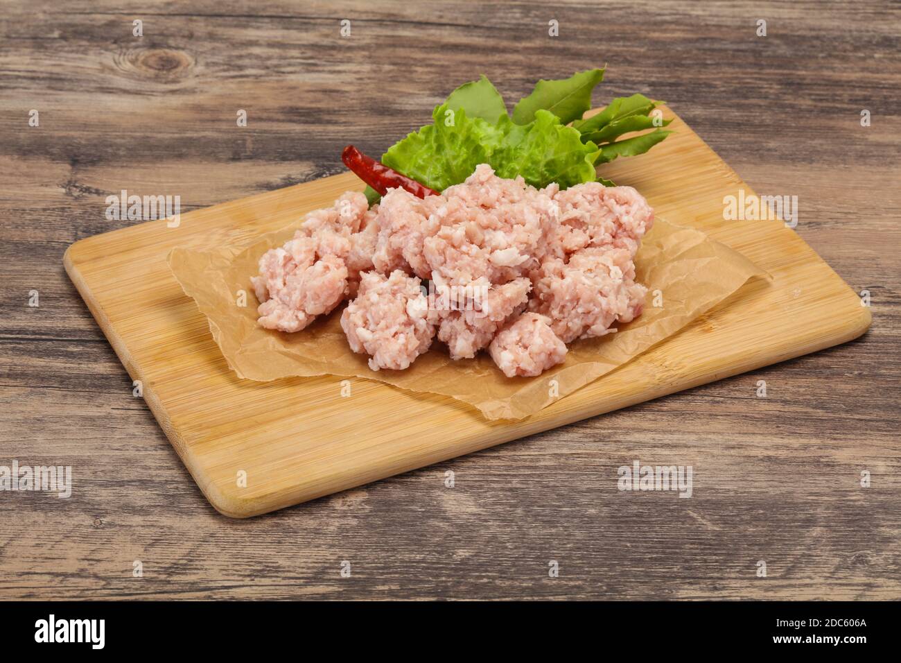 Homemade pork minced meat ready for cooking Stock Photo - Alamy