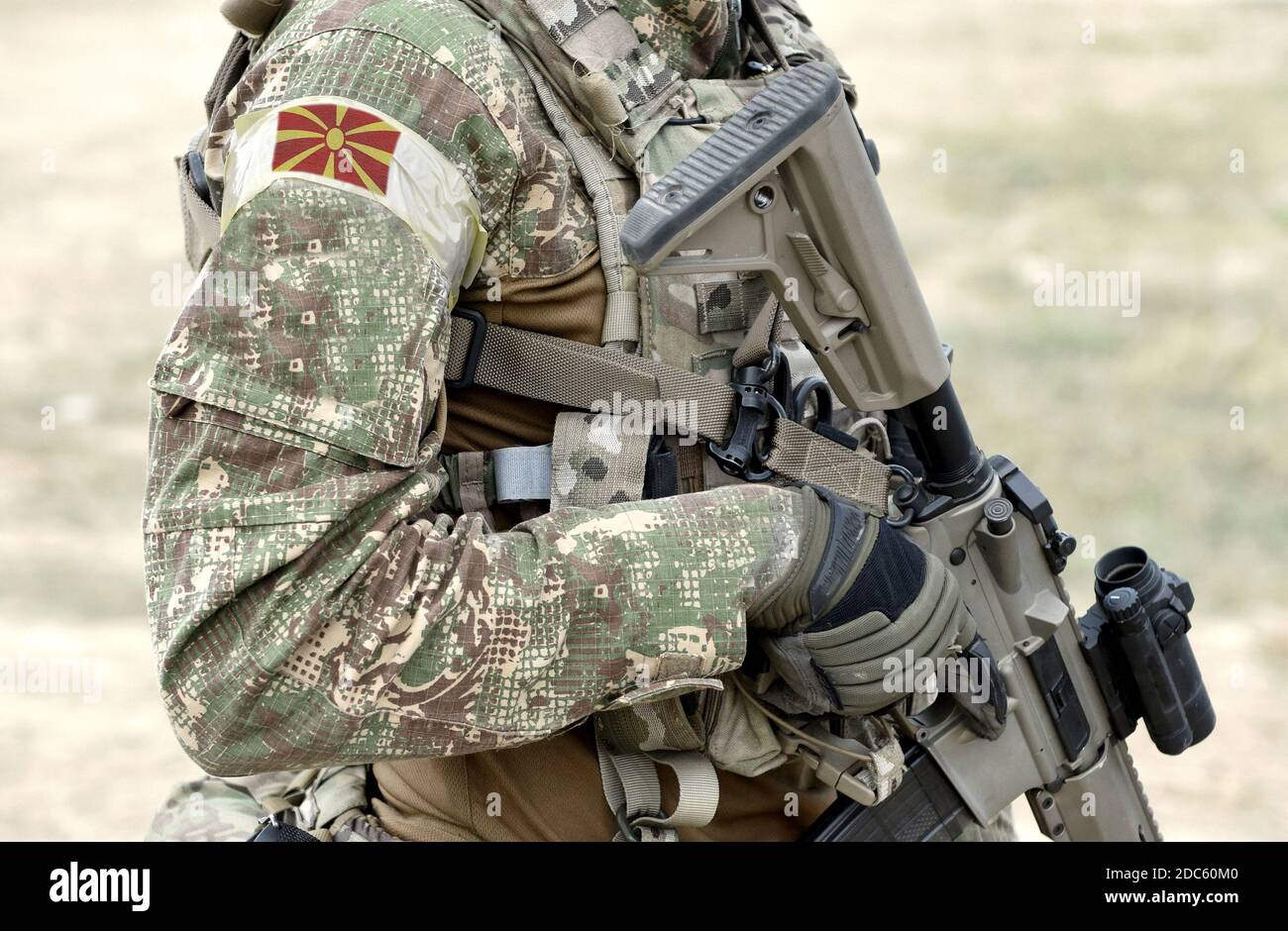 North macedonia flag hi-res stock photography and images - Alamy