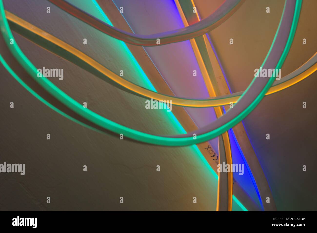 Colorful neon lights background. Texture design, bright poster. Led ...