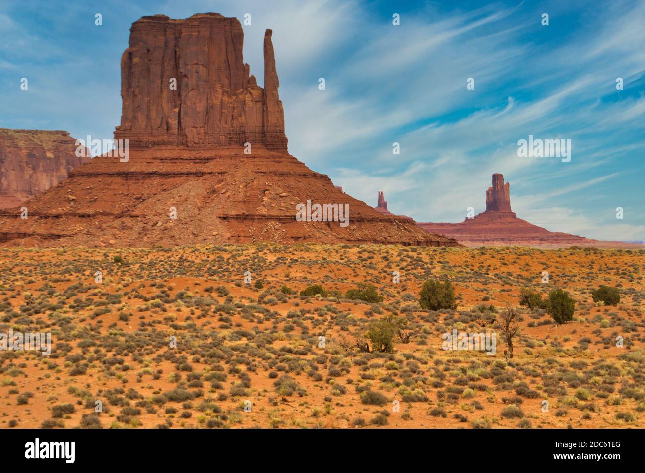 Monument valley dramatic landscape. Colorado Plateau on the Arizona ...