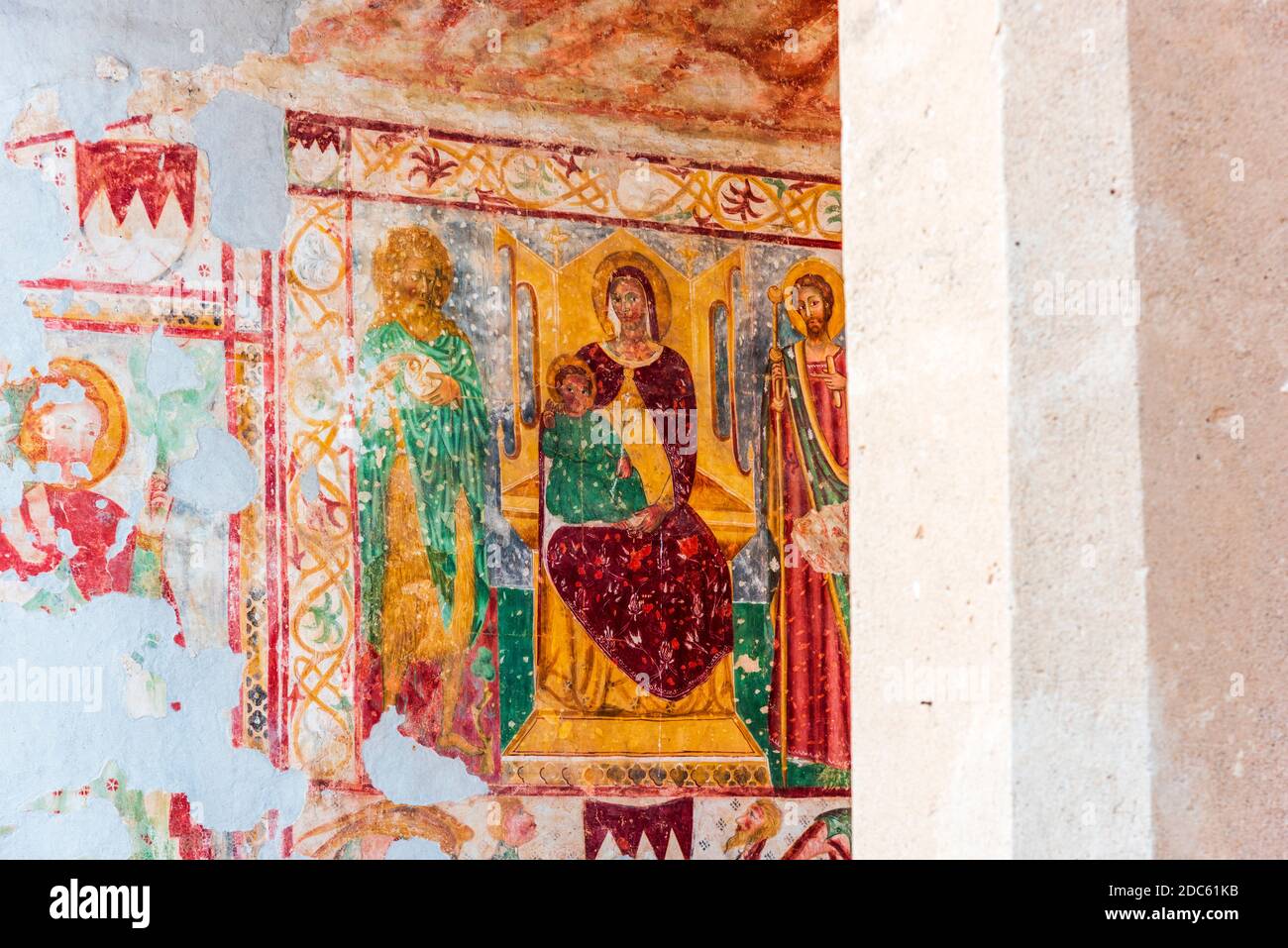 Ancient fortified village and abbey of Sesto al Reghena. Italy Stock ...