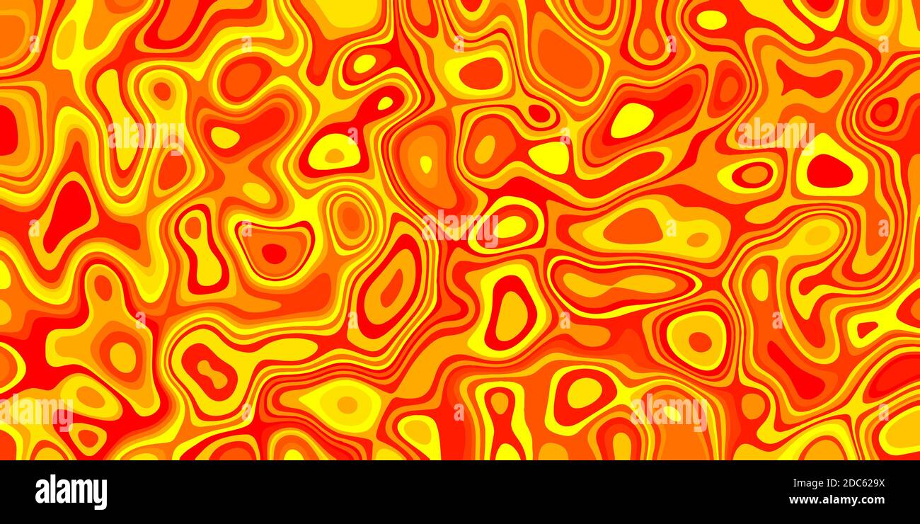 Abstract background with liquid metal or lava surface pixelated ...