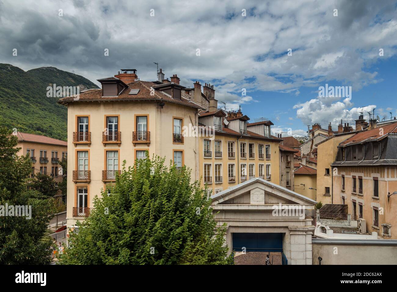 French Architectural Building Facades Stock Photo - Alamy