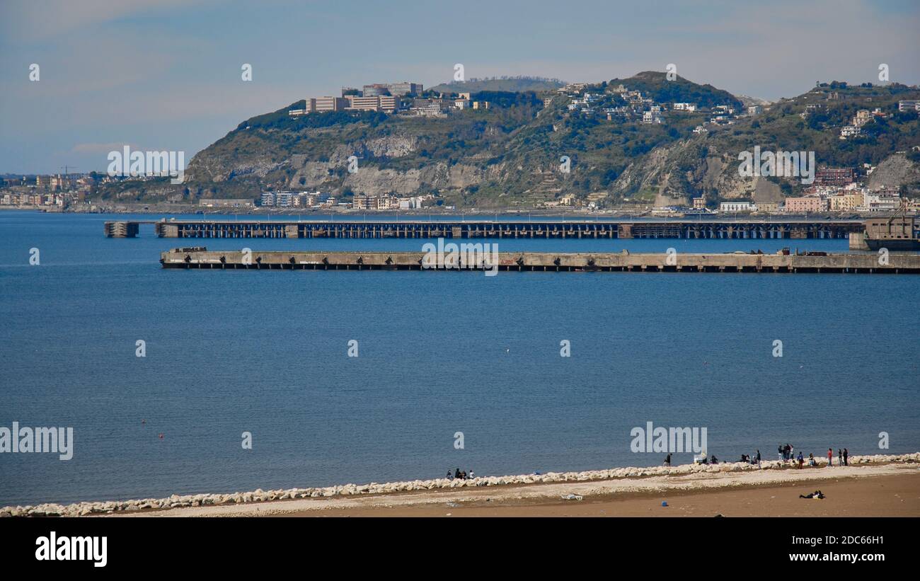 Panoramic view of Bagnoli and Nisida Naples Stock Photo - Alamy