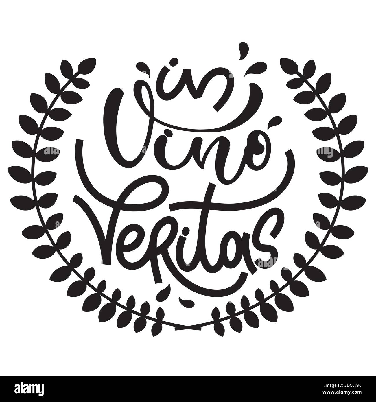 In Vino Veritas Latin Quote In Wine There Is Truth Inspirational