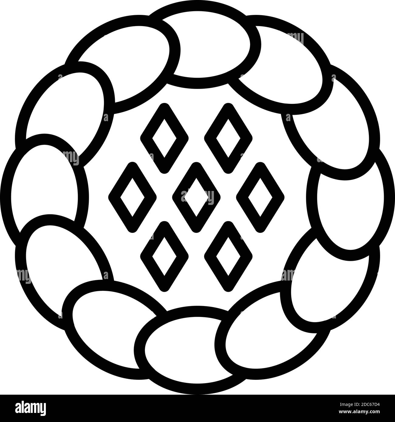 Sweet apple pie icon. Outline sweet apple pie vector icon for web ...