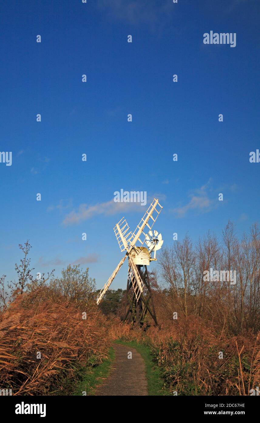 A view of Boardman's Drainage Mill by the River Ant on the Norfolk ...