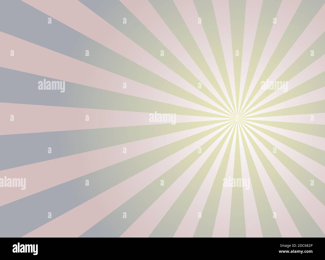 Sunlight horizontal background. Powder blue and pink color burst ...